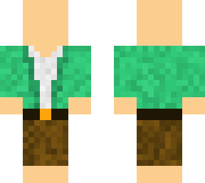 Ragged vest template | Minecraft Skin