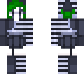 black and white jester | Minecraft Skins