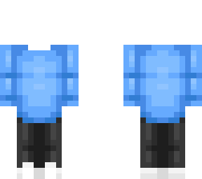 Basic Oversized Sweater OB 2.4 Blue | Minecraft Skin