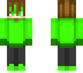 Cute Green Boy(2024 Remake) | Minecraft Skin