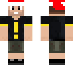 impulseSV + Santa hat | Minecraft Skin