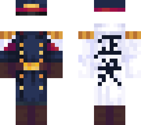 One Piece Marine "Justice" cape Soldier | Minecraft Skin