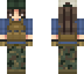 Blue Shirt Operator | Minecraft Skin