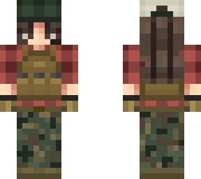 Red Flannel Operator | Minecraft Skin