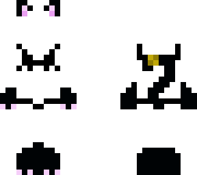 Cute Cat Girl Base | Minecraft Skin