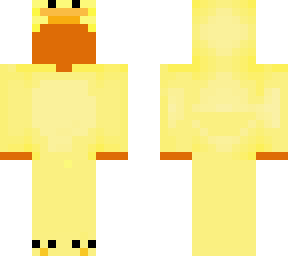Orange blob d duck | Minecraft Skin