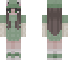 Frog Girl | Minecraft Skin