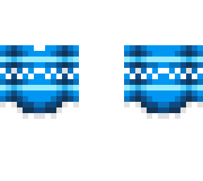 OB - Blue Xmas Sweater v2 | Minecraft Skin