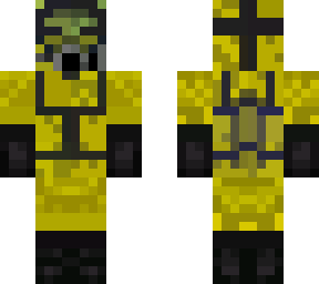 Deathcraft Hazmat Zombie | Minecraft Skin
