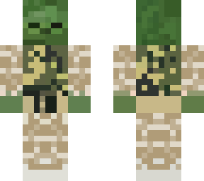 Deathcraft Military Zombie | Minecraft Skin