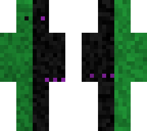 half enderman | Minecraft Skins
