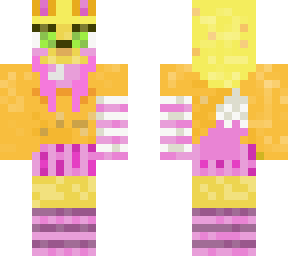 Furry fennec Fox with change | Minecraft Skin