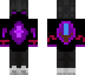 purple and black | Minecraft Skins