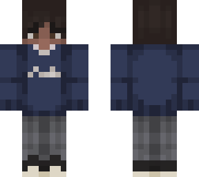 blue sweatshirt*. | Minecraft Skin
