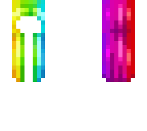 Circular Rainbow HB Vibrant Straight Blunt | Minecraft Skin