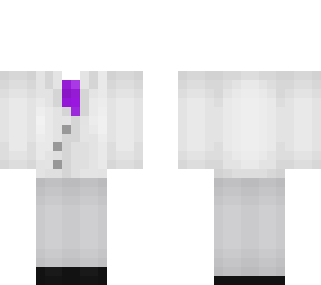Layered white suit | Minecraft Skin
