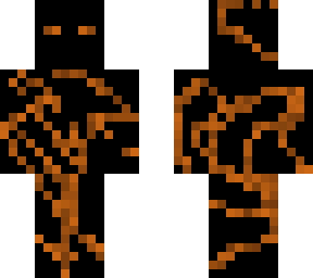 Orange Void | Minecraft Skin