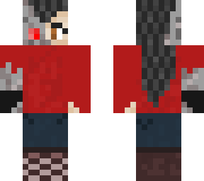 simple cyborg girl | Minecraft Skin