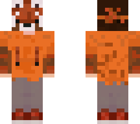 Red panda Mask | Minecraft Skin