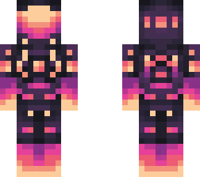 Synthwave Hazmat Suit | Minecraft Skin