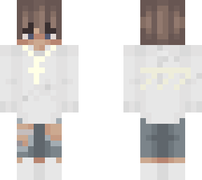 White skin with cross | Minecraft Skin