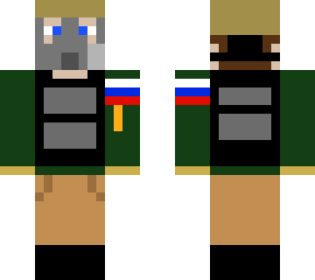 Metro 2033 HANSA Soldier | Minecraft Skin