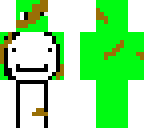 ripped dream costume | Minecraft Skin