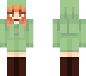 Minecraft Creeper Girl Skin