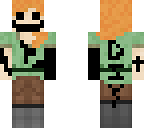 Distorted Alex horror skin | Minecraft Skin