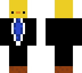 duck with a suit | Minecraft Skins