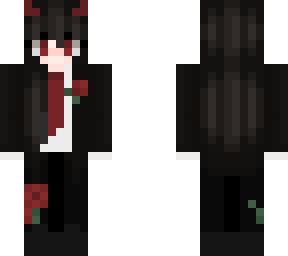 demon formal girl | Minecraft Skin