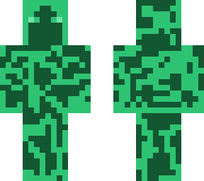 Green Null with outer layer | Minecraft Skin