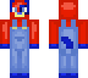 Radish The Red Dog In Overalls | Minecraft Skin