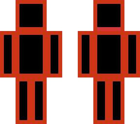 Red Outline Skin | Minecraft Skin
