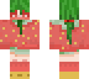 strawberry girl | Minecraft Skins