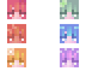 ~ somewhere over the rainbow ; pfp | Minecraft Skin
