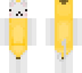 Banana Cat (White) | Minecraft Skin