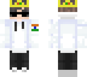 boys skin with crown and glasses | Minecraft Skin