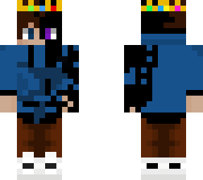 Ender Corruption With Crown (Remastered) | Minecraft Skin