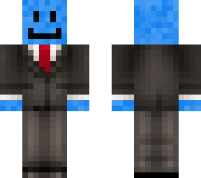 Blue Smiley Alien | Minecraft Skin