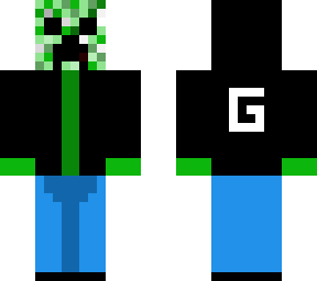Classic (4px) Creeper dude | Minecraft Skin