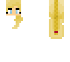 HB~Female Blonde Braid On Shoulder~ | Minecraft Skin