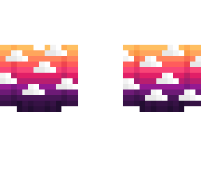 OB - Cloudy Sunset Sweater Fade | Minecraft Skin