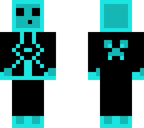 blue slime man | Minecraft Skin