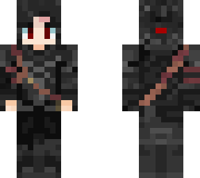 Dark Link BOTW long sleeves | Minecraft Skin