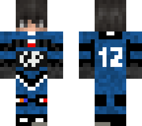 niebieski indywidualny | Minecraft Skin