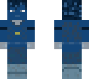 skin bleu | Minecraft Skin