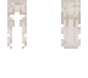 Soft Flowery Hair | Minecraft Skin