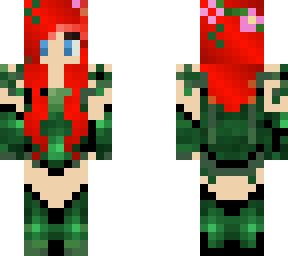 updated poison ivy | Minecraft Skin