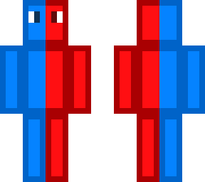blue and red | Minecraft Skins